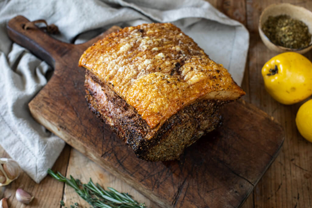 Pork Rack Roast With Fennel & Coriander Recipe | Valentine Warner