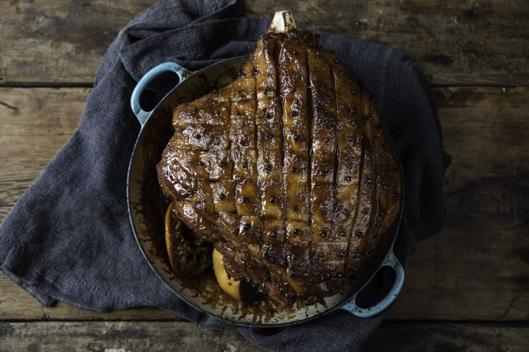 Val’s Whole Christmas Ham With Honey And Mustard | How To Cook A Bone ...