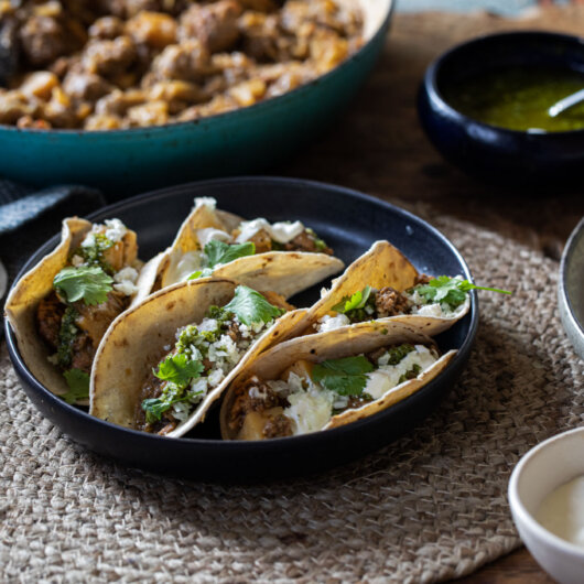 Chicken Tinga Tostada W/ Green Tomato Salsa Recipe By Val Warner