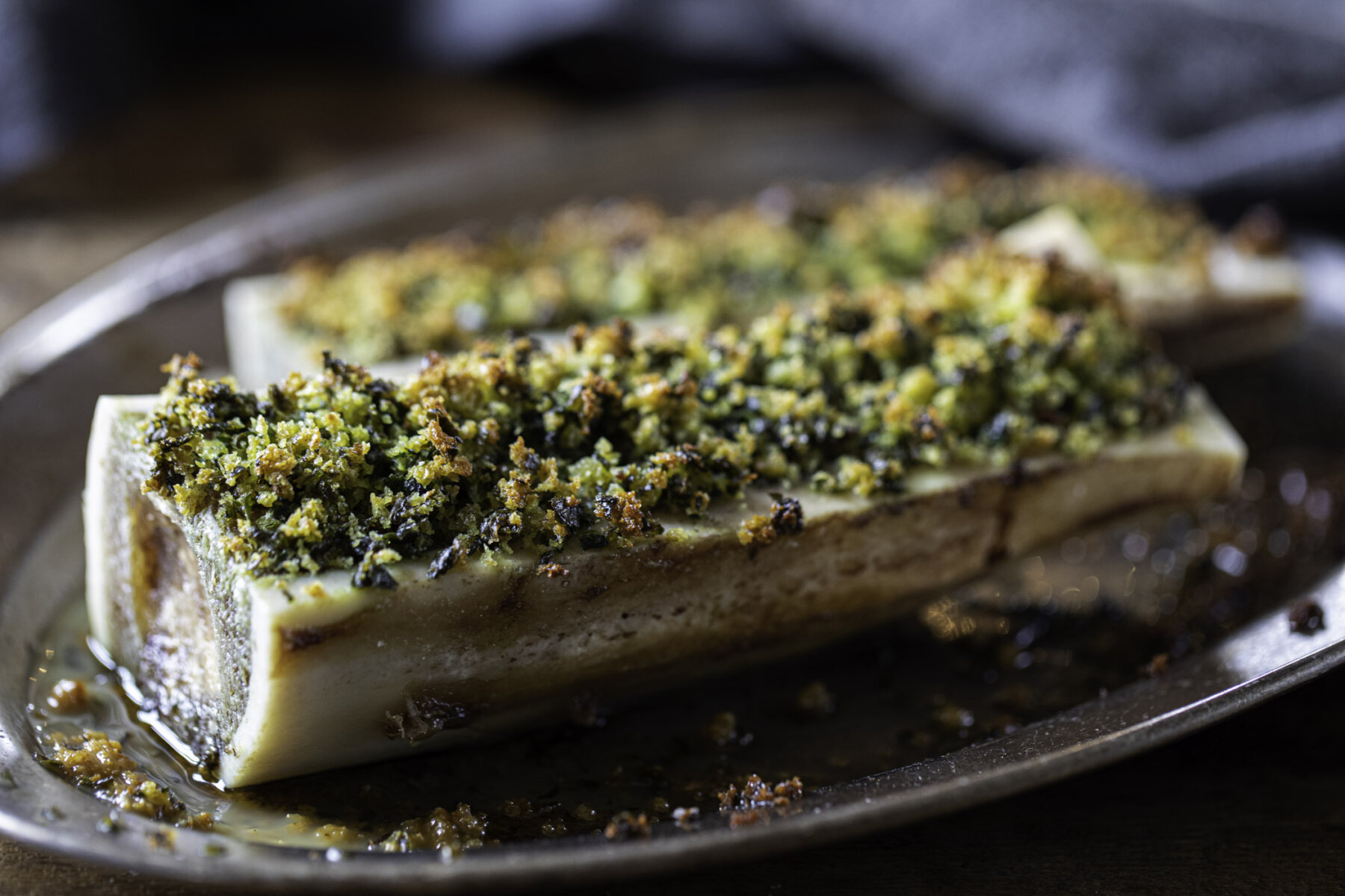 Bone Marrow Canoe Recipe With Parsley & Garlic Crumb