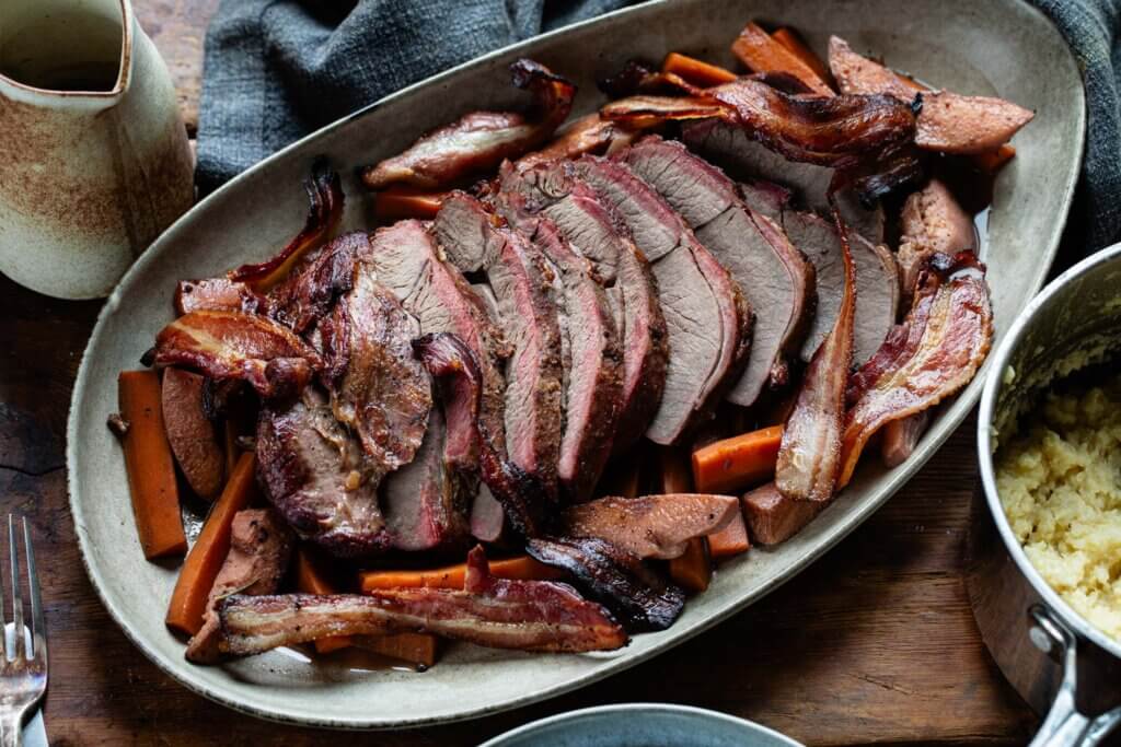 Haunch Of Venison With Quince & Cranberries | Irina Janakievska Recipe